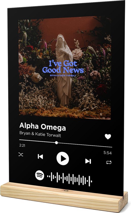 Songr Spotify Plaat - Alpha Omega - Bryan & Katie Torwalt - 20x30 ...