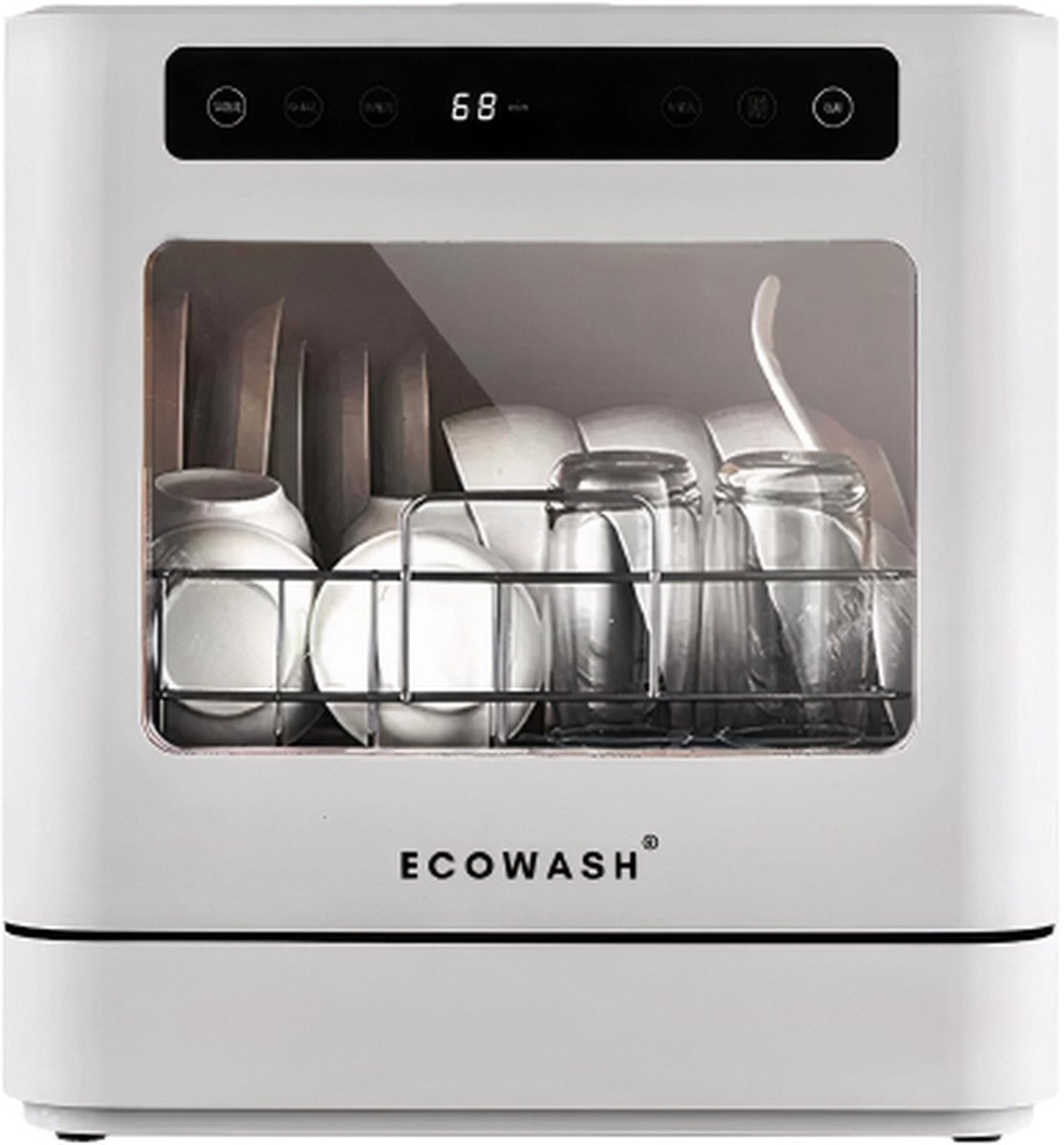 EcoWash® Mini vaatwasser - Camping vaatwasser - Vrijstaande ...