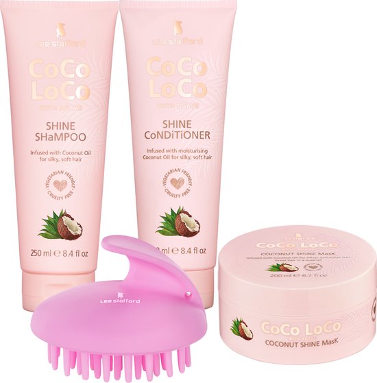 Lee Stafford CoCo LoCo & Agave - Geschenkset - Shampoo, Conditioner & Haarmasker -... | bol.com
