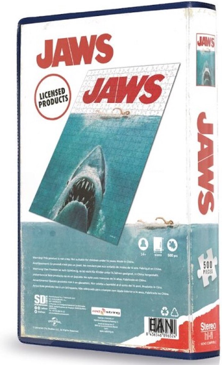 Puzzle Limited Edition VHS Cover - Jaws - beperkte oplage | bol.com