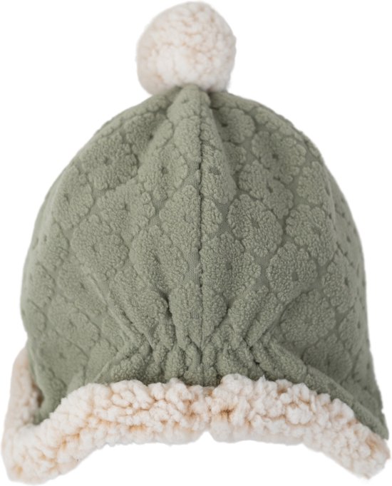 Lodger Baby Muts Winter Maat 3-6M Groen Hatter Folklore Fleece Warm ...