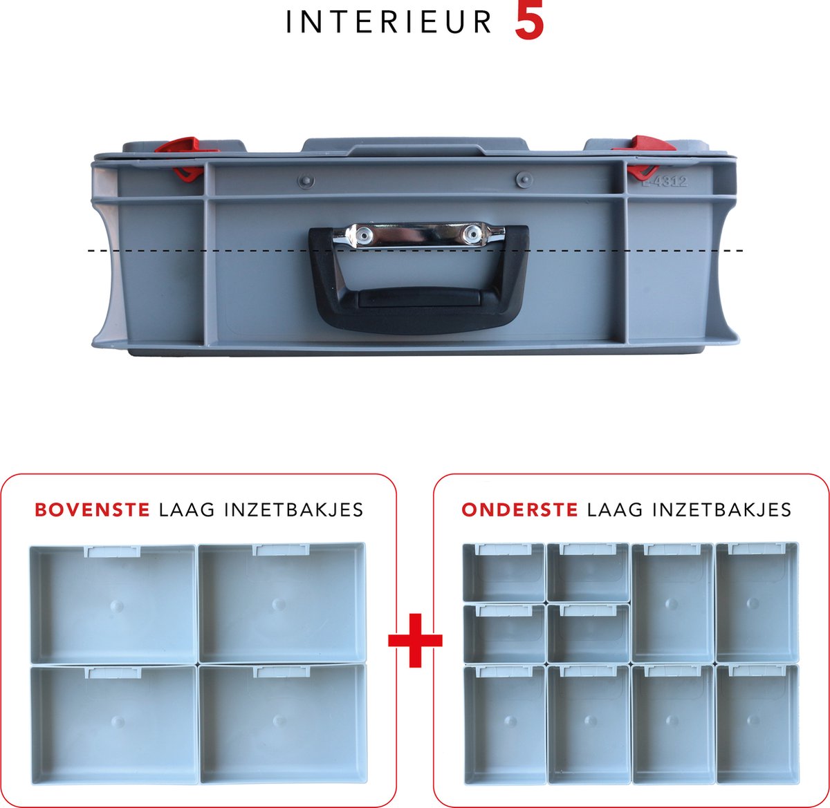 Assortimentsdoos - Assortimentskoffer - Sorteerkoffer met vakjes - 400 ...