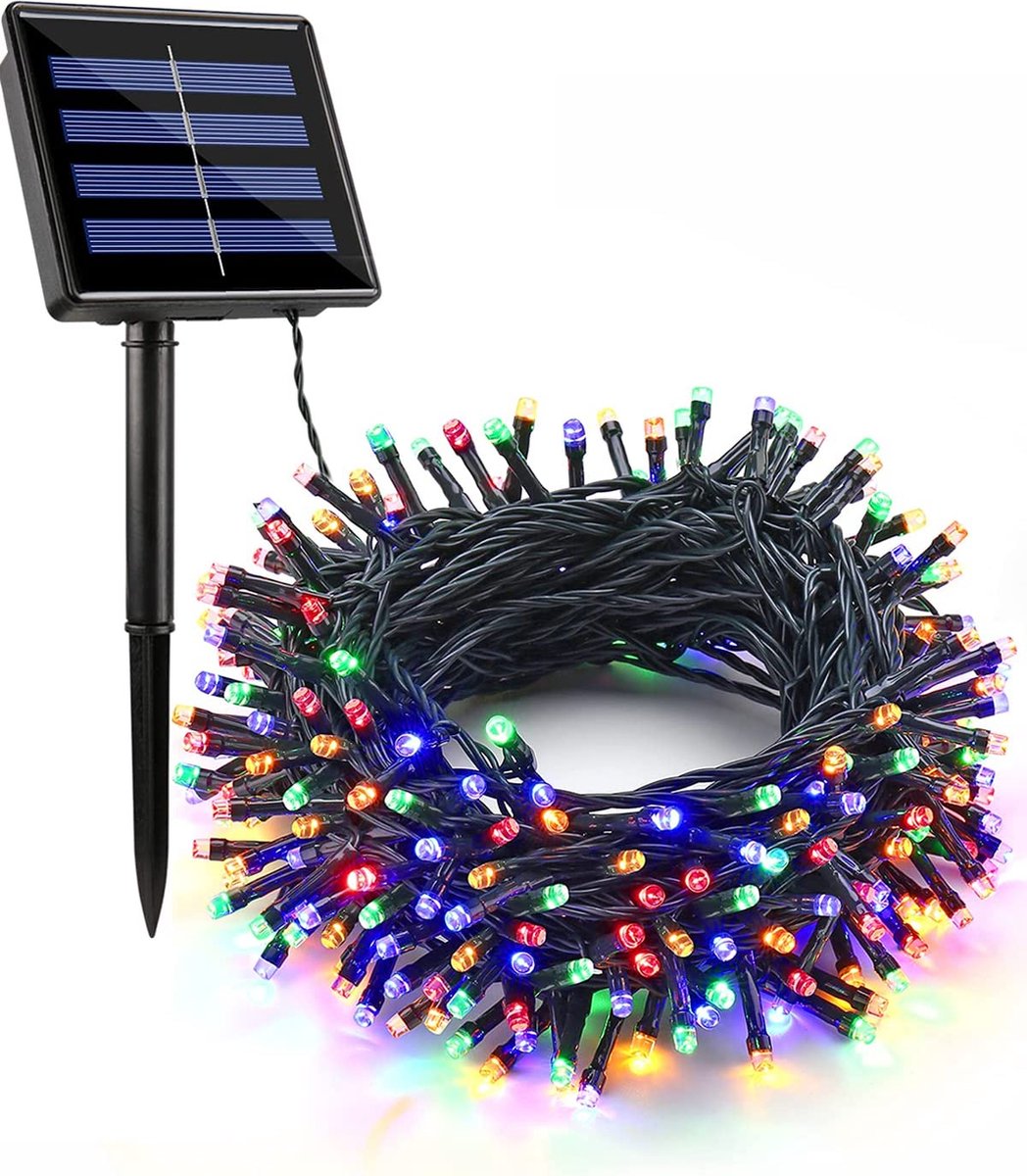 Ledverlichting Solar - 200 lampjes - 2 meter - Warm - 8 standen ...