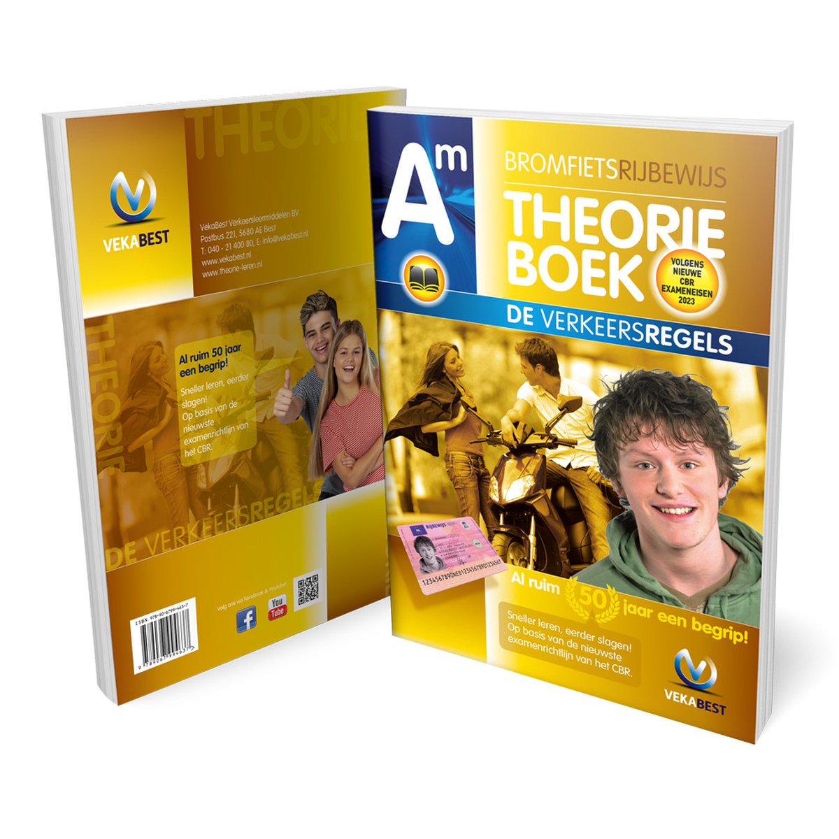 VekaBest - Brommer Theorie Boek 2023 - CBR Informatie en Verkeersborden ...