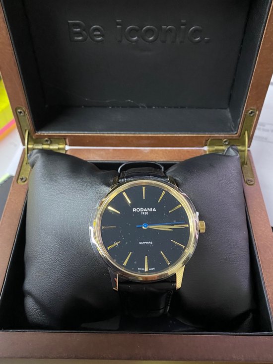 Rodania Montreux Gold & Leather Black | bol