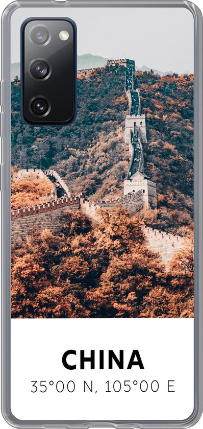 Telefoonhoesje Geschikt voor Samsung Galaxy S20 FE hoesje - China - Chinese Muur -... | bol