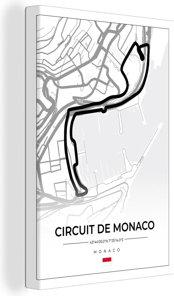 Tableau Tableau Monaco - Formule 1 - Circuit de Monaco - Circuit ...