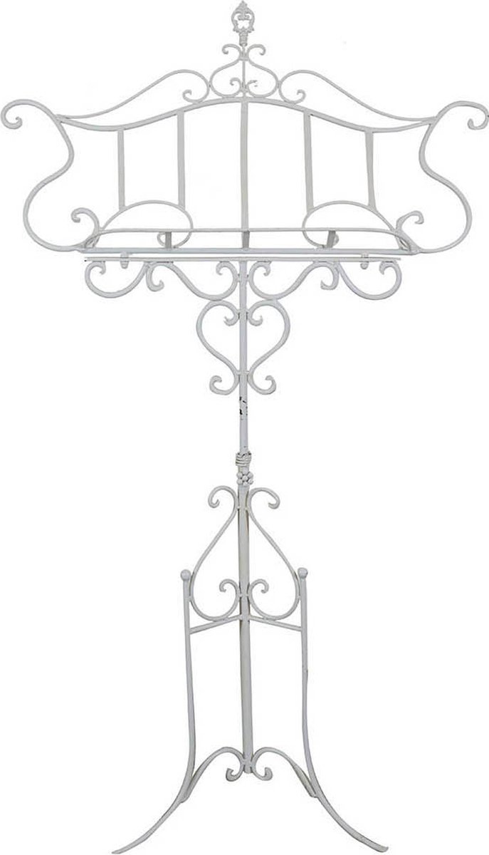 Lessenaar uit de grond in smeedijzer, antiek witte afwerking ...