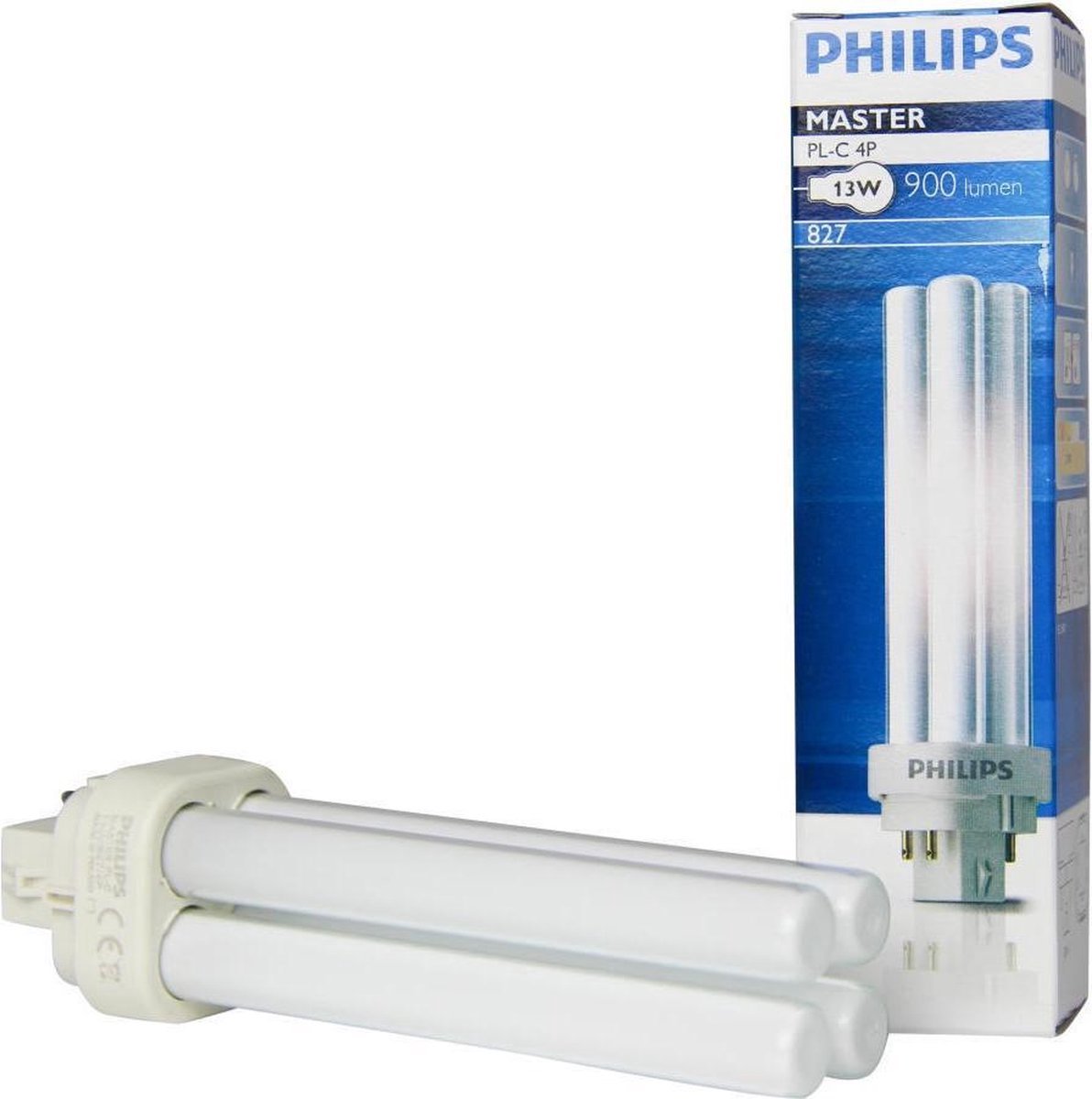 Philips Master PL-C - 13W/827/4p - warm wit - 2 stuks | bol.com