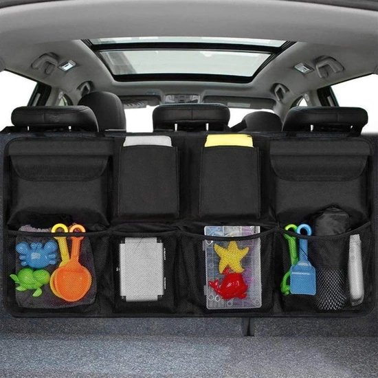 MONTKIARA Auto Bagage Organizer Auto Auto Seat Organizer met 8 Zakken | bol