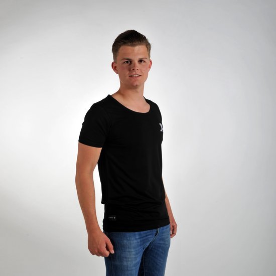 Imperatore - Andy van der Meijde t-shirt - zwart - wit logo - maat S | bol