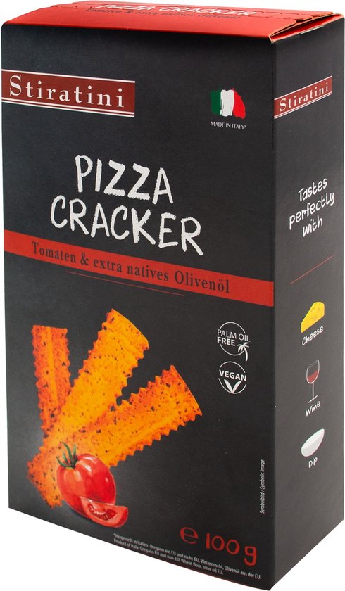 Pizza Cracker Tomaten & Olijfolie 100g | bol.com