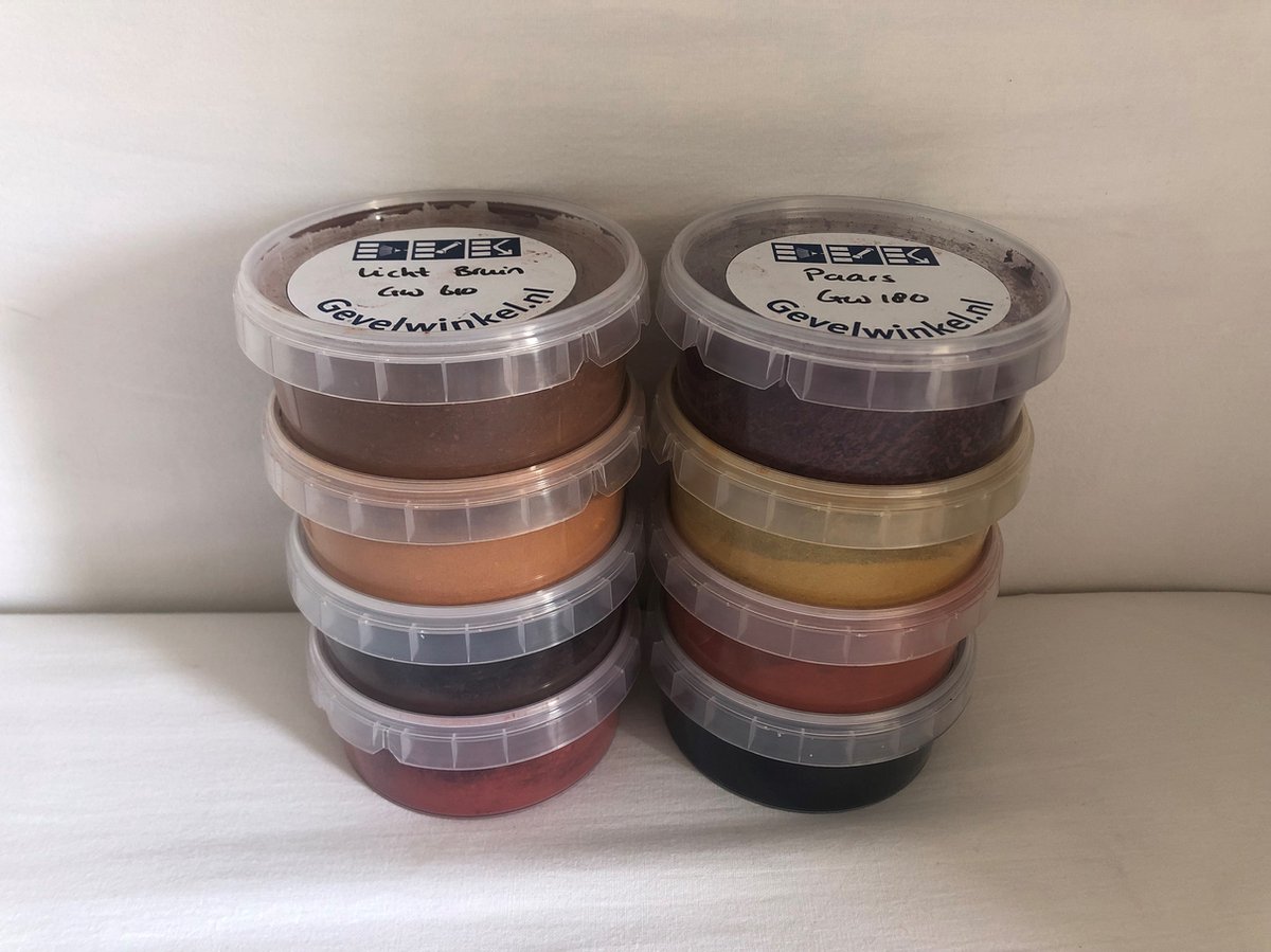 Proefset kleurstoffen (voor cement & mortels) | bol