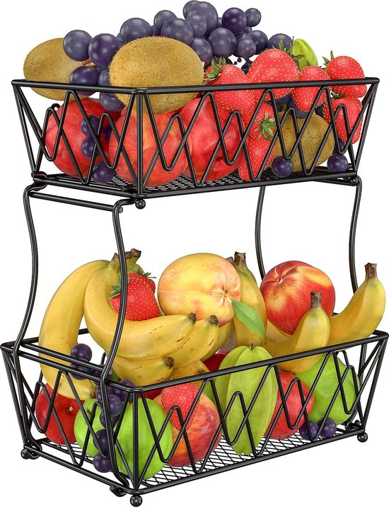 Luxe fruitschaal – Fruitmand – Fruitmandje – Fruit Opberger – Fruit ...
