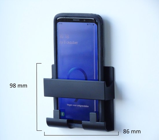 Telefoonhouder muur/ Telefoonhouder bureau/ Telefoonhouder bed ...