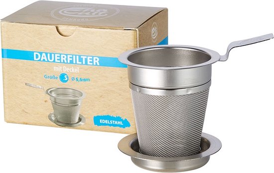 CHA-CULT - Theefilter voor Theepot - RVS - maat S - Ø 5,5 cm | bol