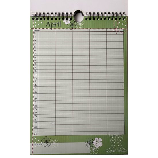 3BMT Maandplanner Papier - Planbord voor de Familie | bol.com