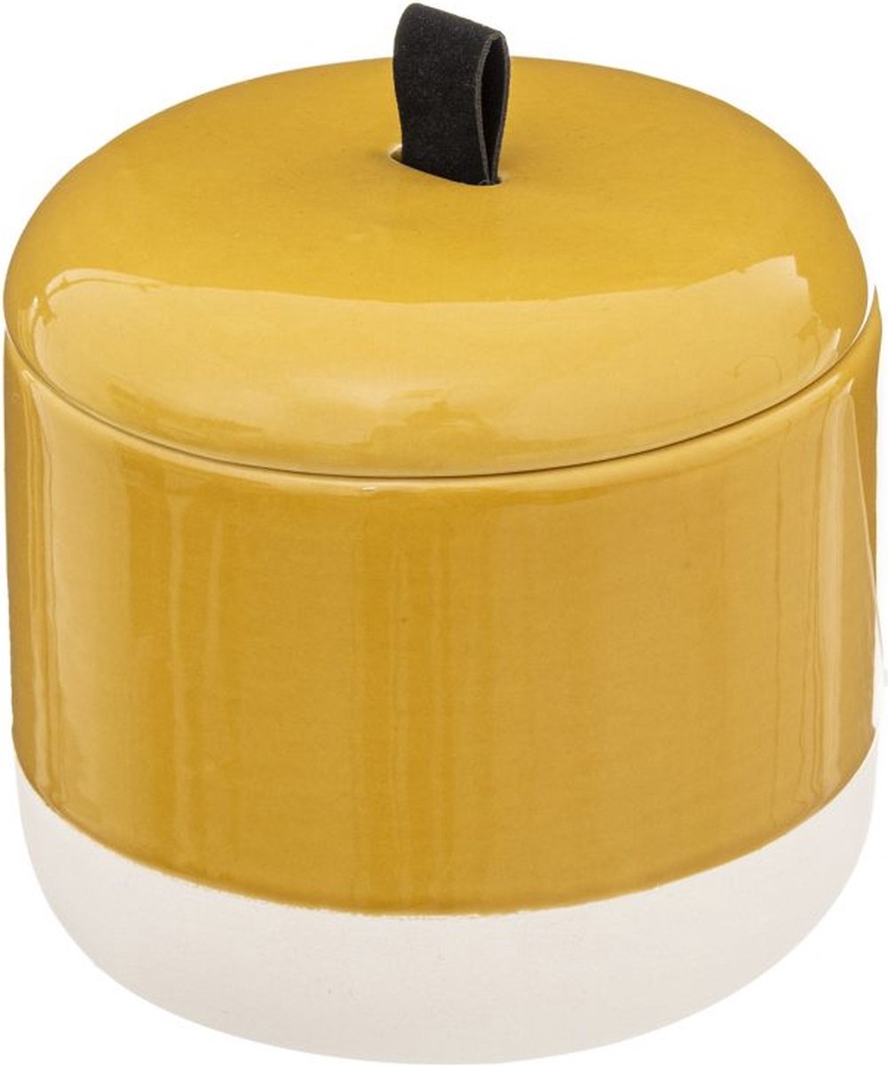 Opbergpot – Watten box Lotus – Oker Geel | bol