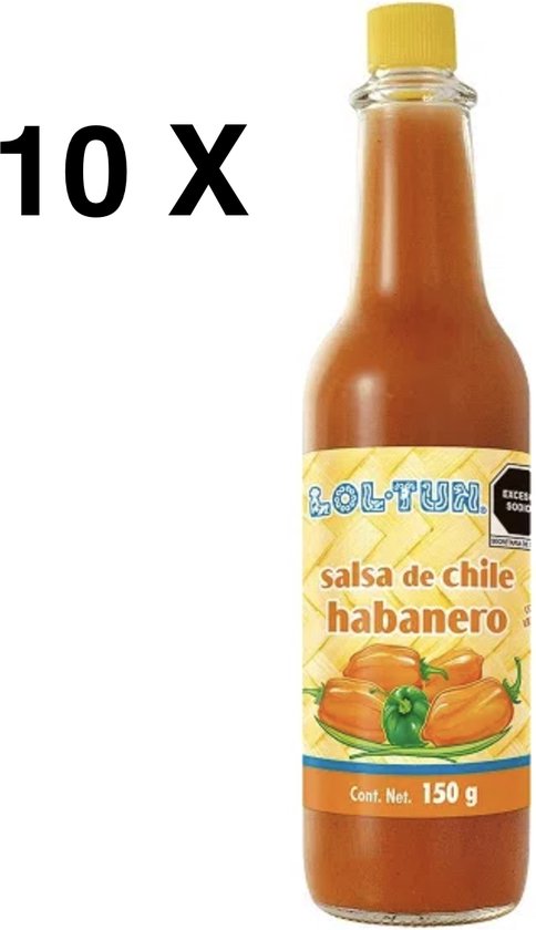 Lol Tun Salsa de chile habanero (rood) | bol.com