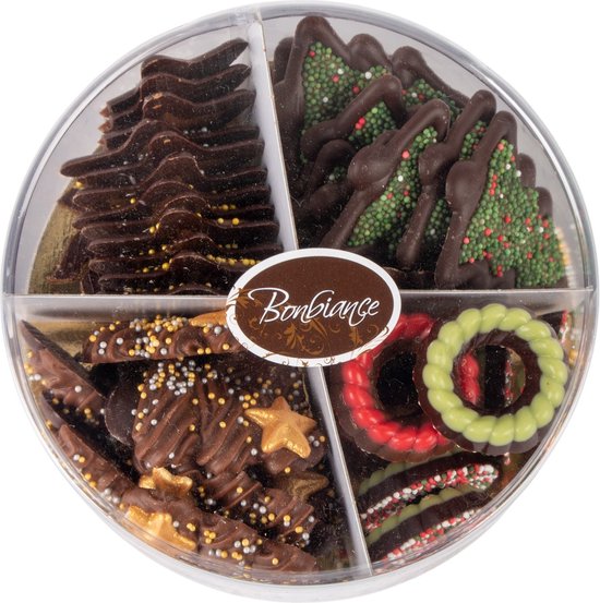 Bonbiance - Kerst Chocolade Mix - 335 Gram - Kerstchocolade | bol