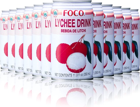 FOCO® | Lychee Nectar | 12 x 350 ml | Multipack | bol.com