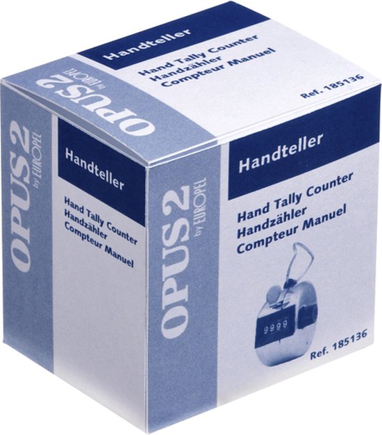 Personenteller Handteller Hand Tally Counter | bol.com