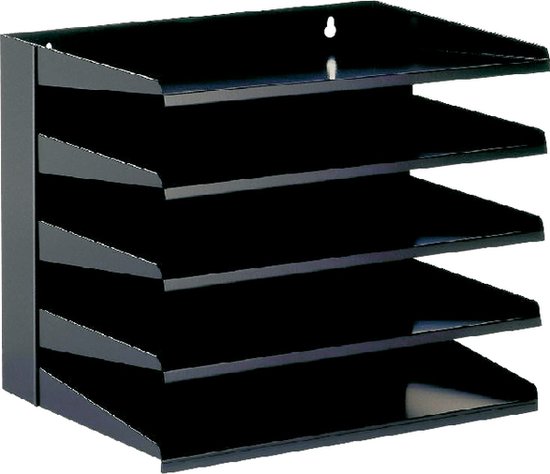 Sorteerrek 5-delig Zwart Vepabins | bol.com