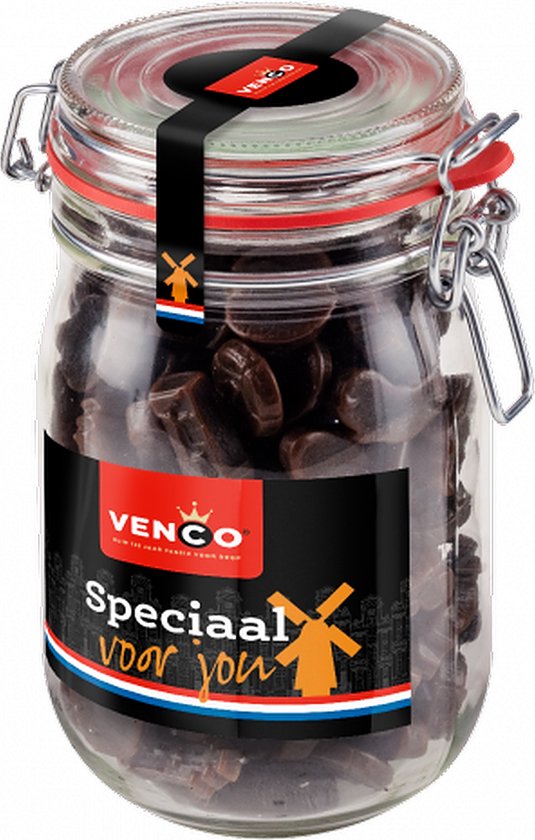 Venco - Snoeppot Nederlandse Drop - 6 Potten van 700 Gram - Cadeautje ...