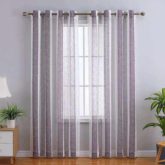 Premium Vitrage – Woonkamer Raam Accessiores – Curtains – Voile | bol.com