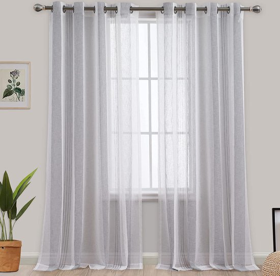 Premium Vitrage – Woonkamer Raam Accessiores – Curtains – Voile | bol