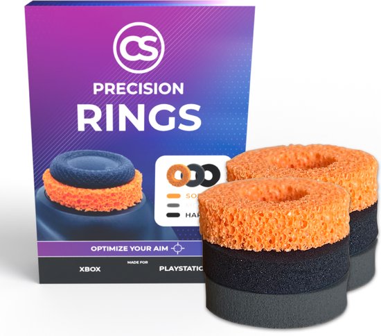 CS Precision Rings voor PS5, PS4, Xbox en Switch - Mix Set met 3 ...