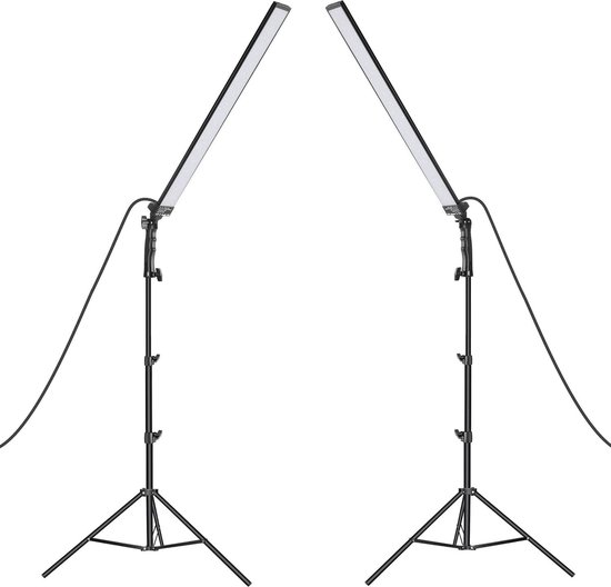 Neewer® - LED Light Studio LED Verlichtingsset 2 Stuks lichtstaven ...