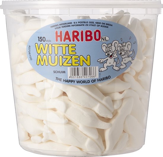 Haribo Snoepgoed witte muizen 1 kg | bol