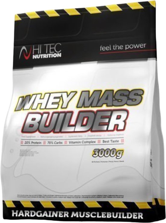 WHEY MASS BUILDER - Mass Gainer - 3000G Hitec | bol.com