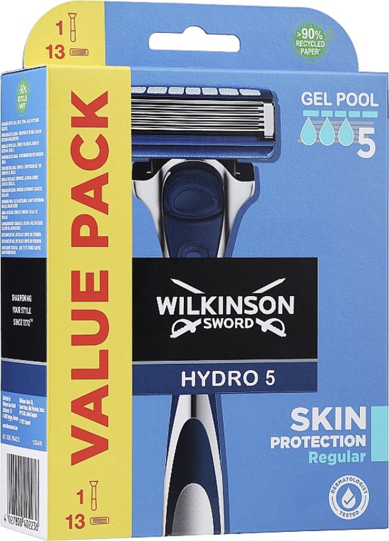 Wilkinson Sword Hydro 5 scheermes met 13 Mesjes | bol