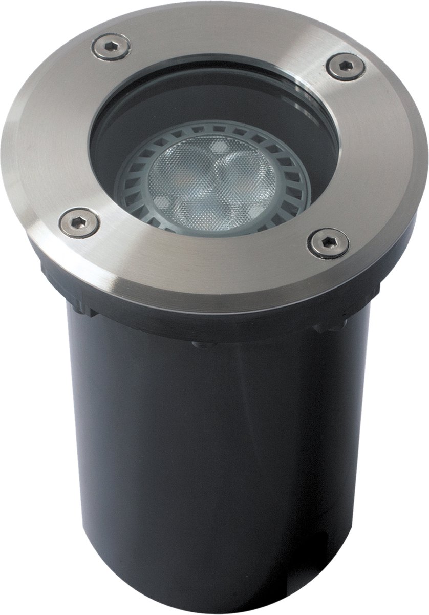 KS Verlichting - Grondspot Ø11 Rond RVS - inclusief GU10 led lichtbron ...