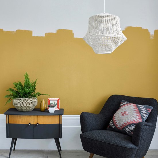 Rust-Oleum Geel Chalky Finish Muurverf - Dijon 2,5L | bol