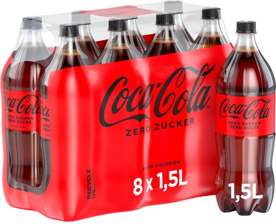 Coca Cola Zero 8 x 1,5 L | bol