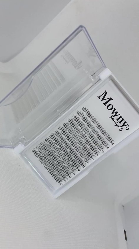 Mowny Beauty - Wimperextensions - 3D Premade Fans - 10mm 0,07mm D-krul ...