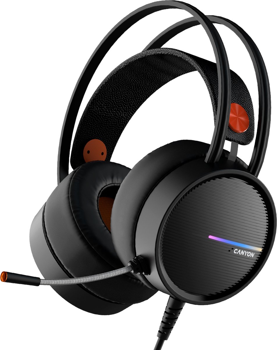 Canyon Gaming Interceptor - gaming headset - Zwart - Stereo - RGB - | bol