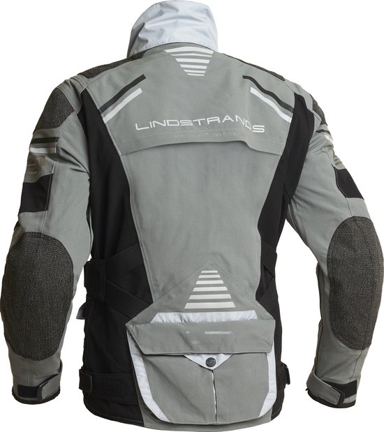 Lindstrands Sunne Motorjas - Grijs - Gelamineerd waterdicht & ademend | bol