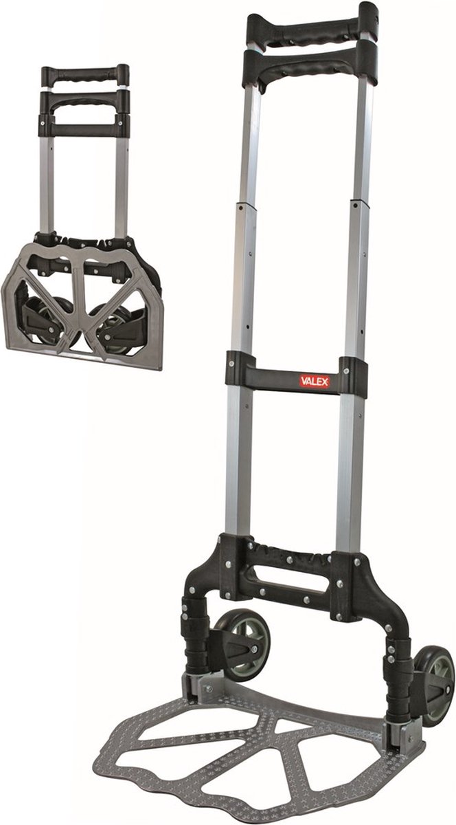 Valex - Aluminium steekwagen inklapbaar 60 KG - 1500172 | bol.com