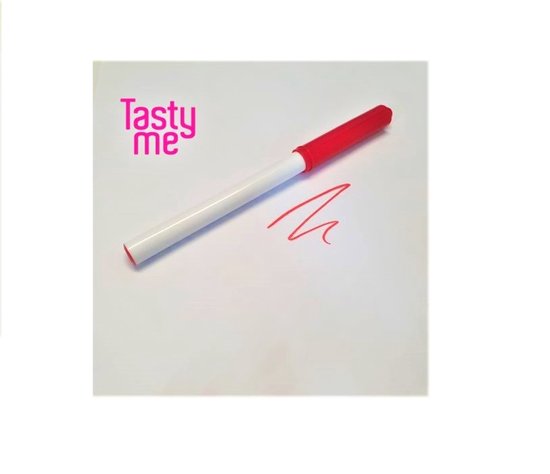 Food pen Rood. Eetbare schrijf stift. Eetbare inkt. Tasty Me. | bol