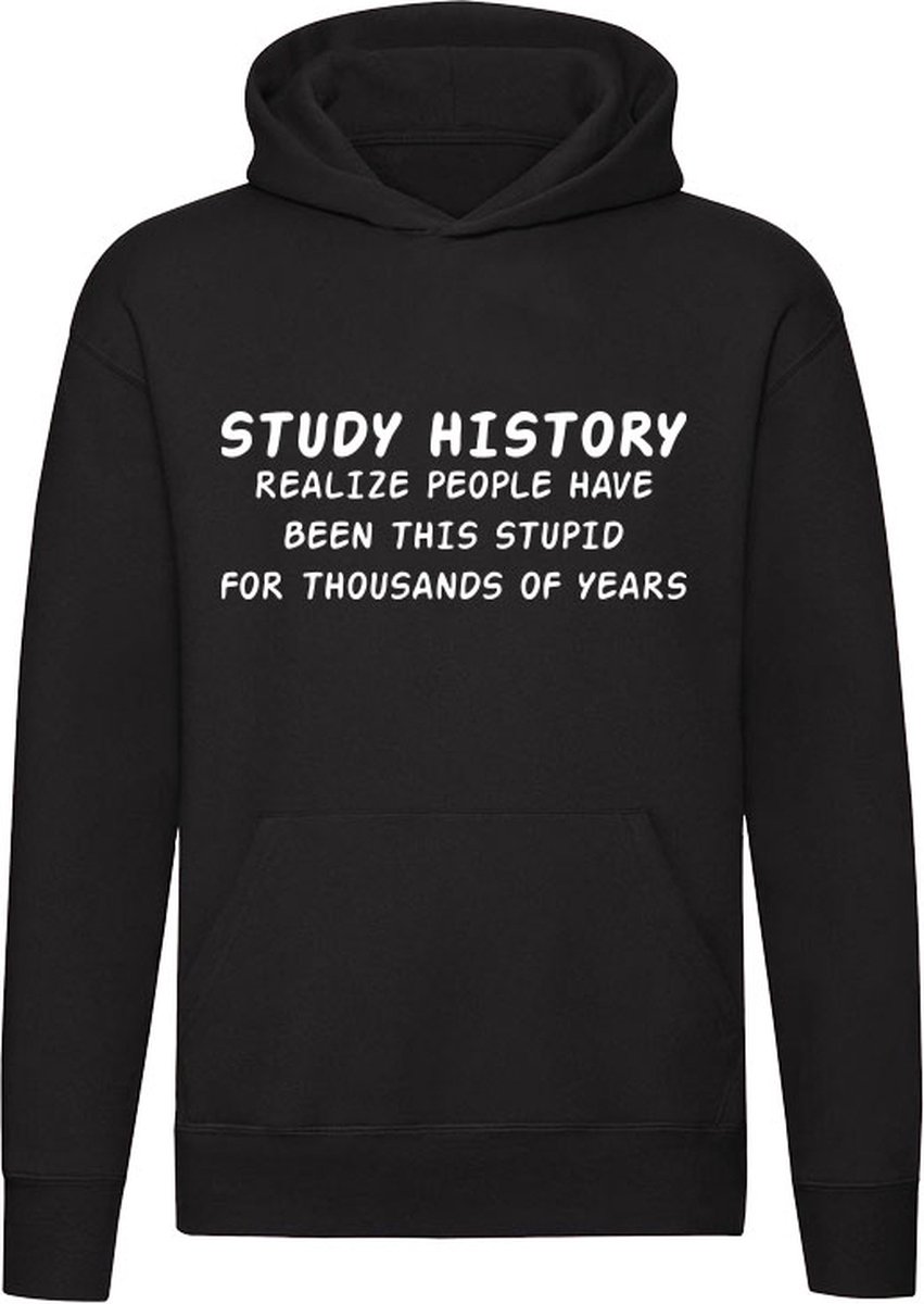Study History Hoodie | Studie | School | Studeren | Leren | Student ...