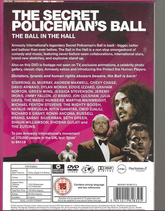 V/A - Secret Policeman's Ball (DVD), V/a | Muziek | bol