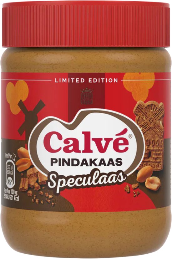 Calvé Pindakaas Speculaas 350g x 6 | bol.com
