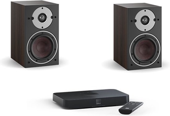 DALI Oberon 1 C - Walnoot + Soundhub - Bundel | bol.com
