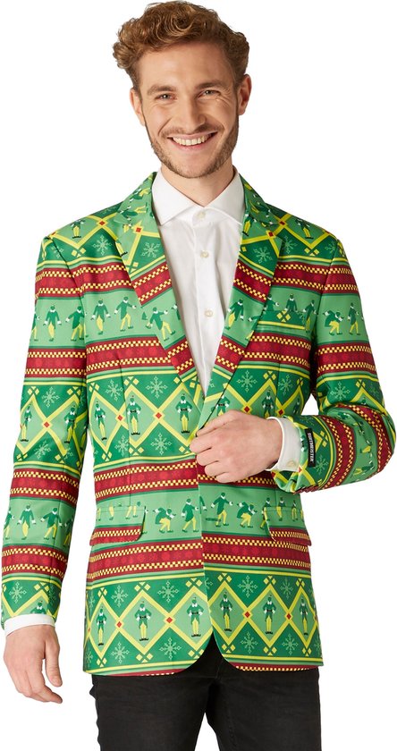 Suitmeister Elf Blazer - Mannen Colbert - Groen - Kerst & Halloween ...