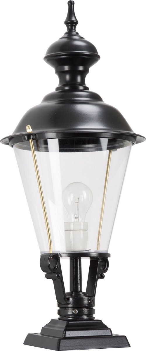 KS Verlichting - Bridgeport Zwart - Tuinlamp - Sokkellamp buiten ...