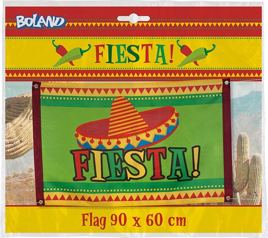 Boland - Polyester vlag 'Fiesta!' - Landen - Landen | bol